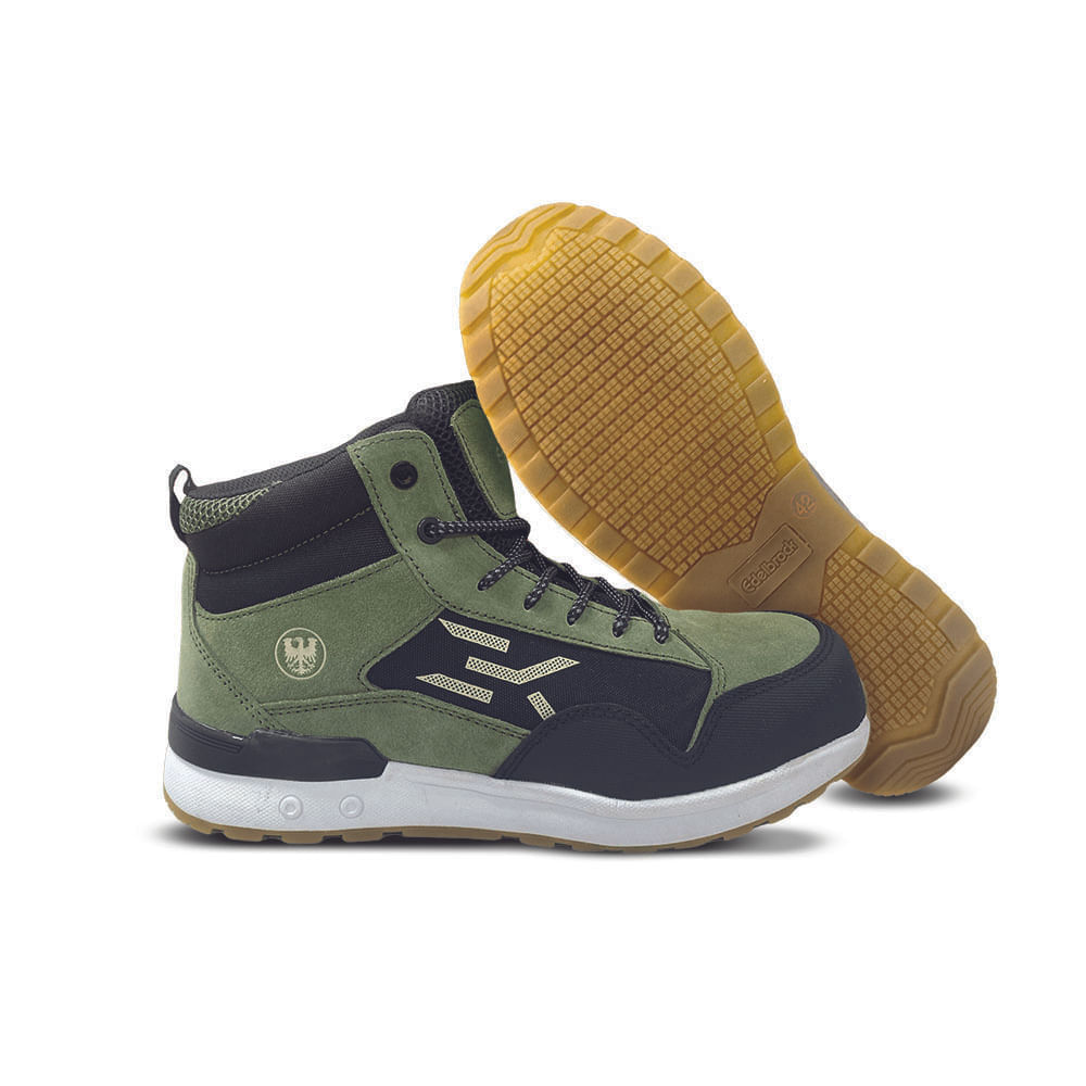 Zapatilla Seguridad ED Vansky Olive - workshoes